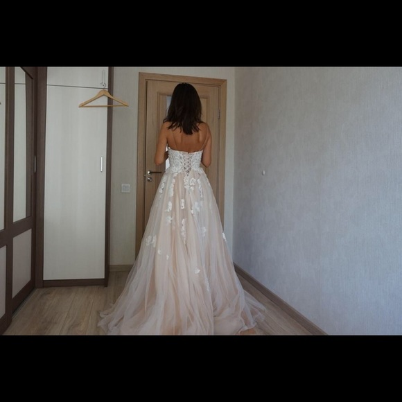 Ellaz Bridal | Dresses | Spaghetti Strap Lace Aline Wedding Gown | Poshmark